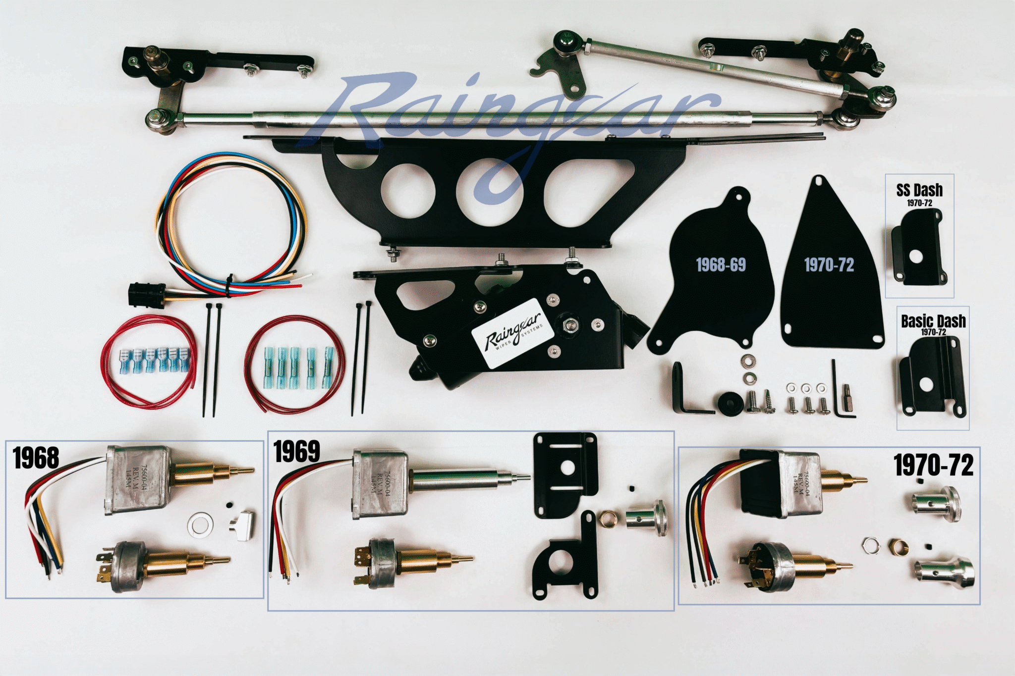 1970 to 1972 Chevelle - RainGear Wiper Systems